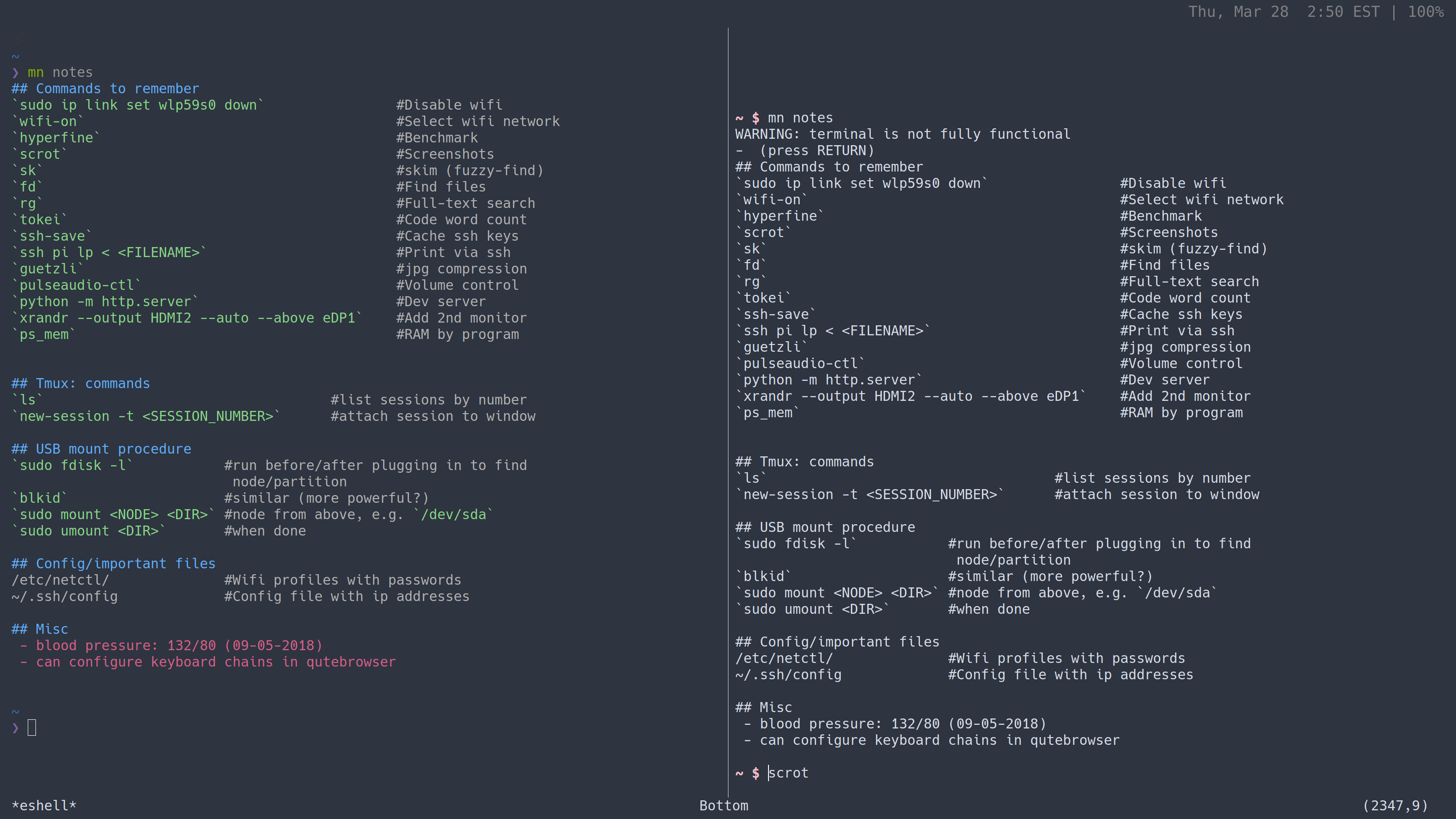 What would it take to get terminal colors in eshell? : r/emacs